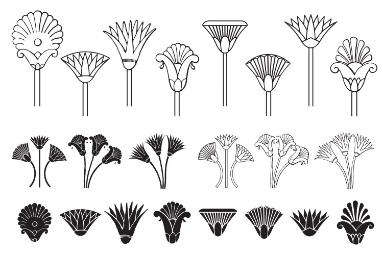 Egyptian Lotus Vector Images (over 720)