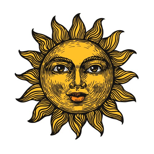 Medieval Sun Vector Images (over 2,600)