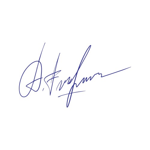 Fake autograph samples hand-drawn signature Vector Image