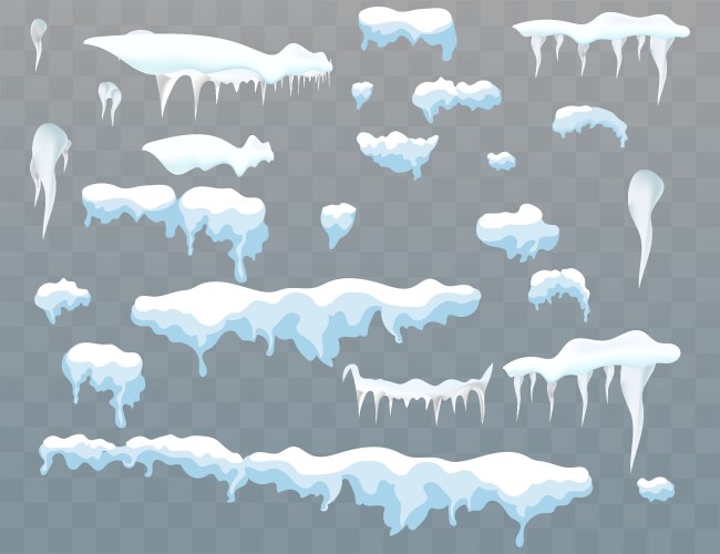 Snow Dripping Vector Images (over 850)