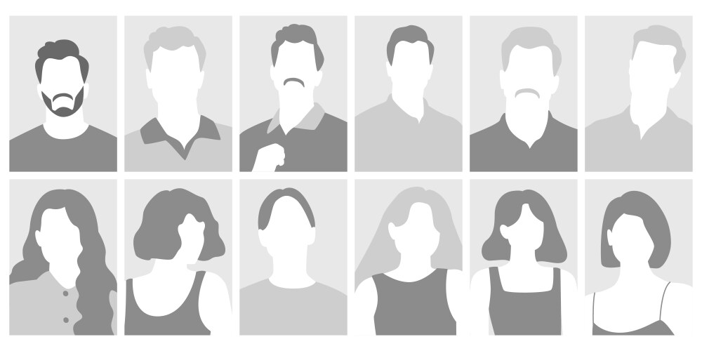 User Profile Placeholder Vector Images (over 1,700)