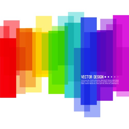 Colorful rainbow with clouds 3d Royalty Free Vector Image