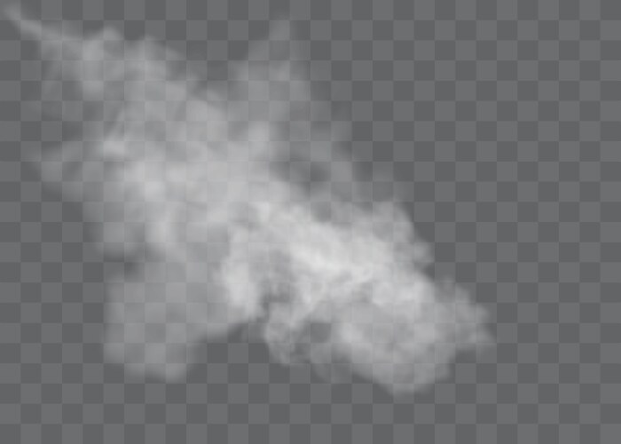 Haze effect isolated on transparent backdrop Vector Image