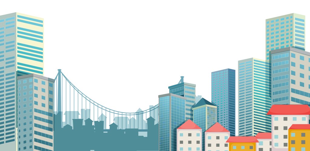 Retro comics city street scene Royalty Free Vector Image