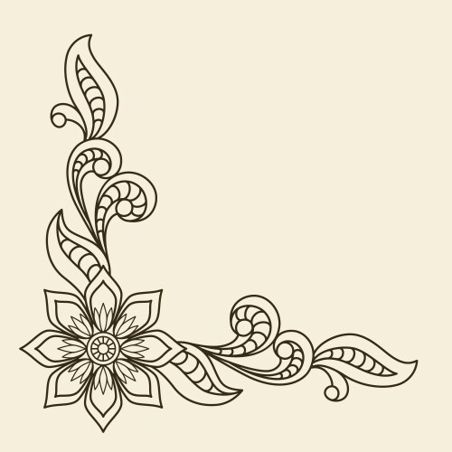 Floral Corner Vector Images (over 37,000)