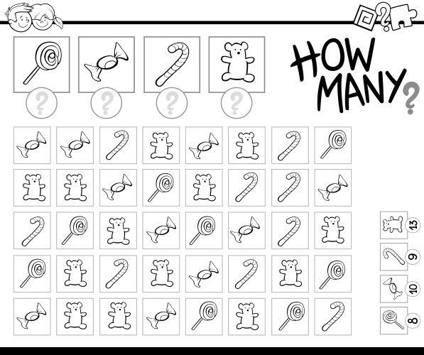 Black and white ornamental alphabet coloring page Vector Image