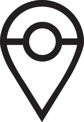 Pokemon logo icon template Royalty Free Vector Image