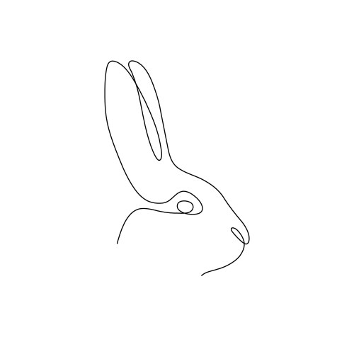 Rabbit Line Drawing Vector Images (over 10,000)
