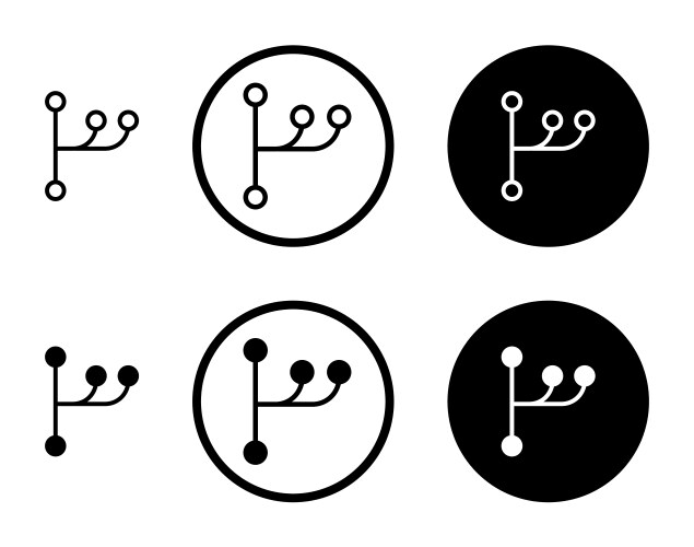 Code branch icon Royalty Free Vector Image - VectorStock