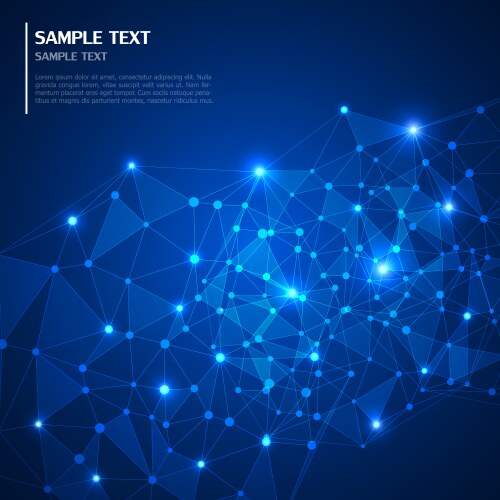 Modern science technology abstract background Vector Image