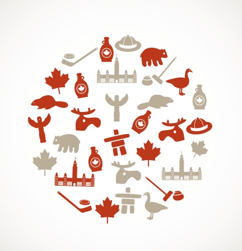 Canada Symbols Collection – Royalty-Free Vector | VectorStock