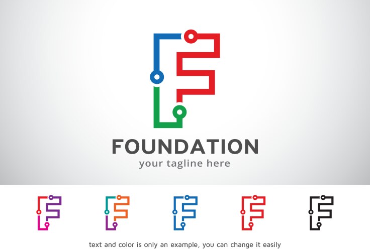 Sr letter initial business logo template icon Vector Image