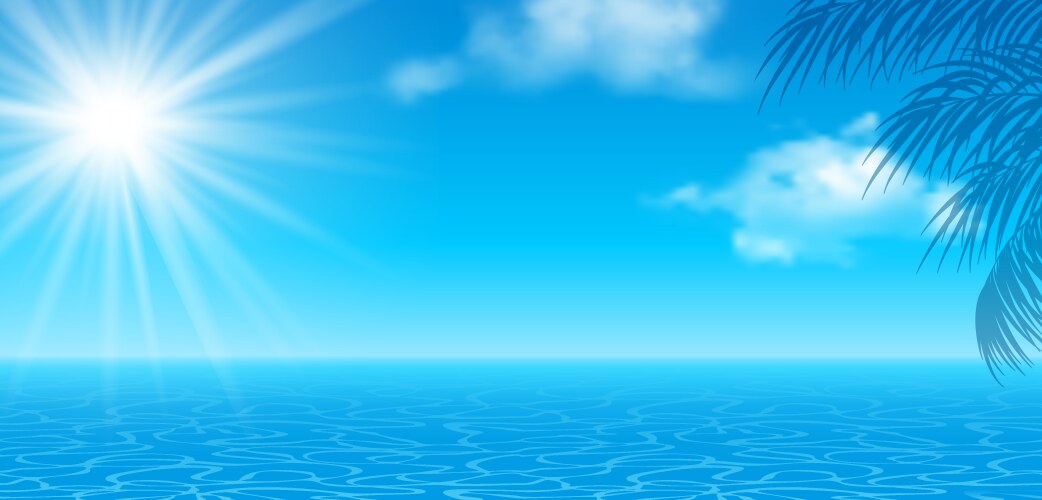 Sea background Royalty Free Vector Image - VectorStock