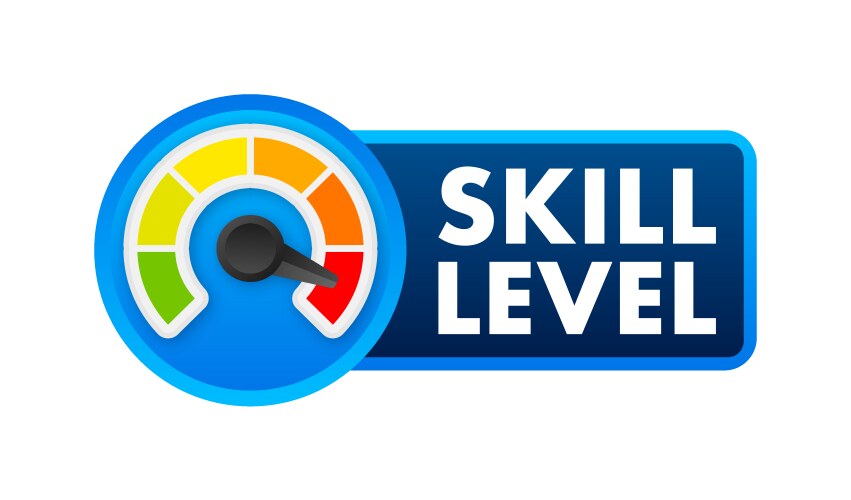 Proficiency skills development icon outline Vector Image