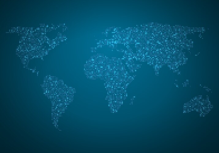 World Map Transparent Vector Images (over 5,400)