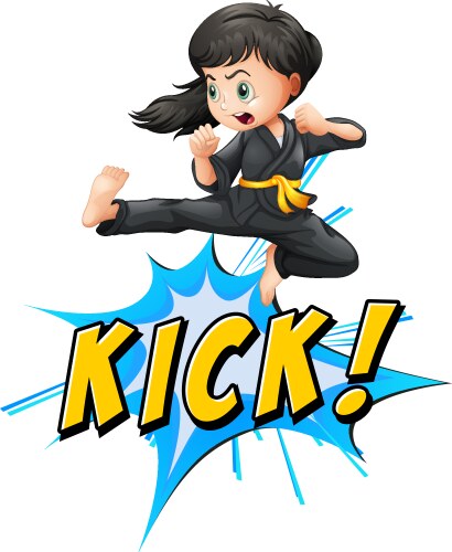Karate Kicks Vector Images (over 6,600)