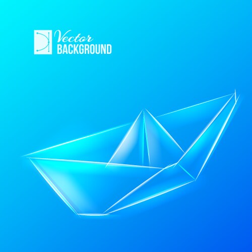 Paper ship Royalty Free Vector Image - VectorStock