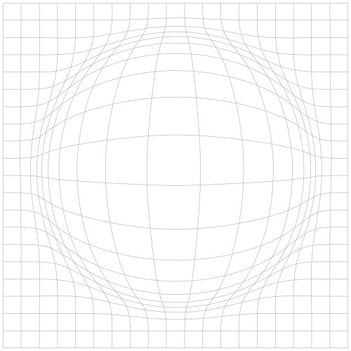 Abstract Curved Perspective Grid Lines Layout Vector Image