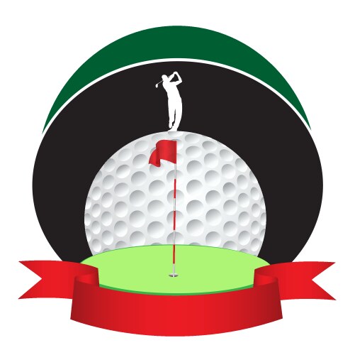 Golf tournament Royalty Free Vector Image - VectorStock
