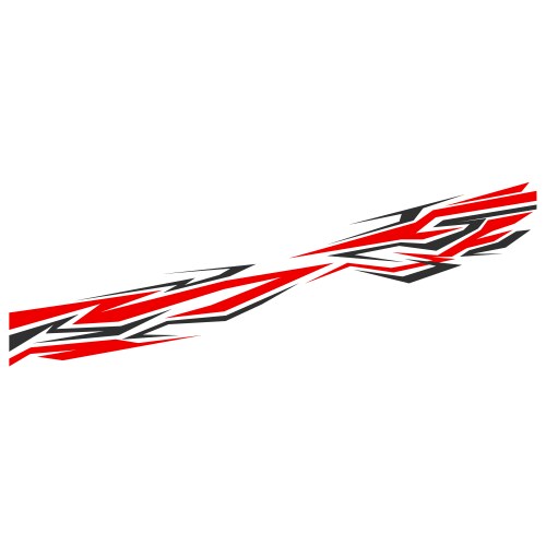 Car wrapping sticker modern car stickers Vector Image