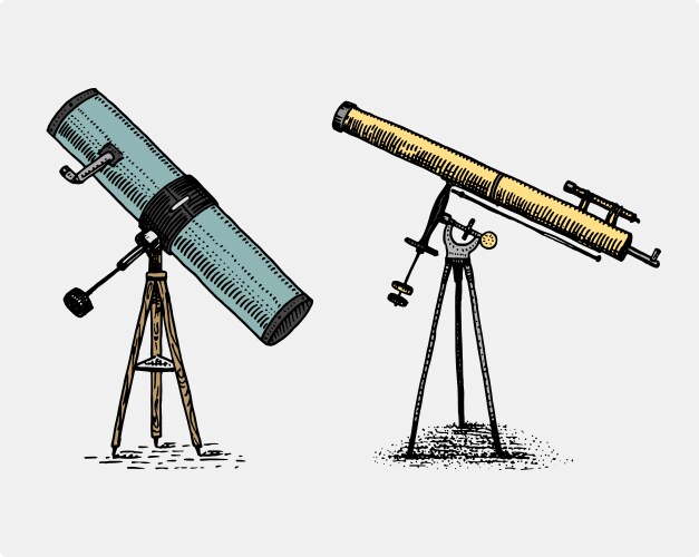 Telescope Royalty Free Vector Image - VectorStock