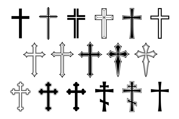 Cross Outline Vector Images (over 100,000)