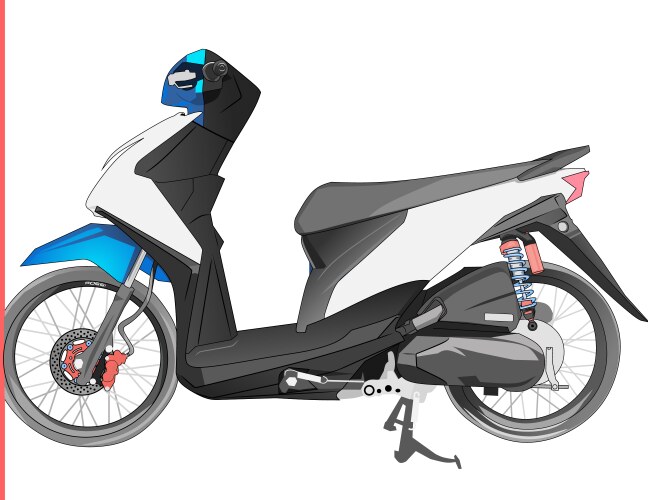 Honda Motorcycle Vector Images (56)