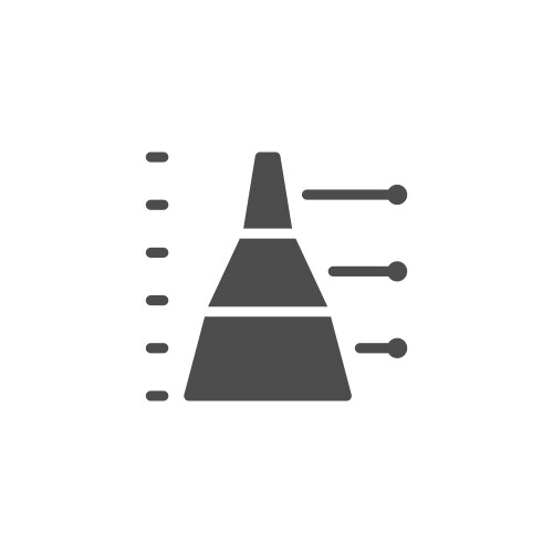 Resistor diagram icon flat electric Royalty Free Vector