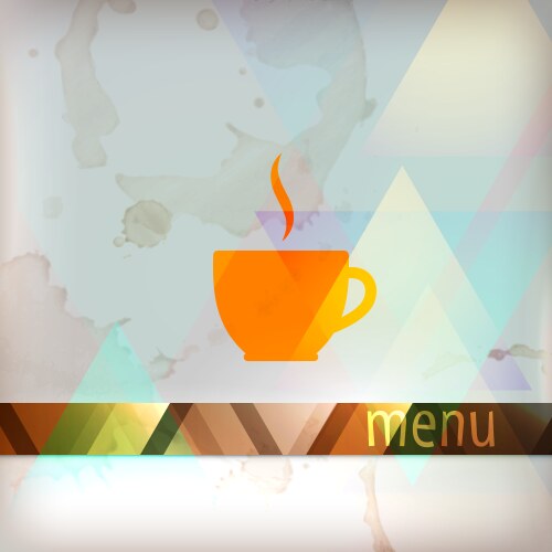 Restaurant menu design on wood background Vector Image