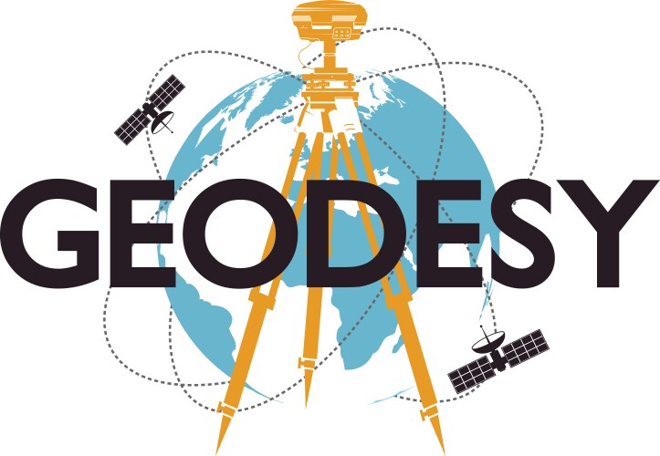 Geodetic measuring equipment engineering Vector Image