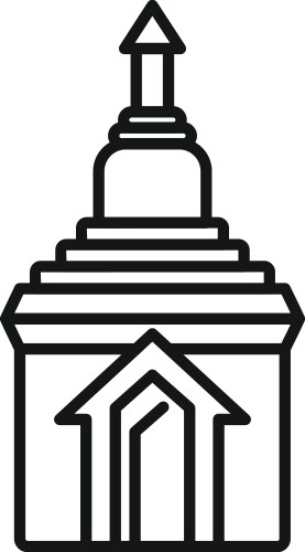 Drawing Buddhism Pagoda Vector Images (over 200)