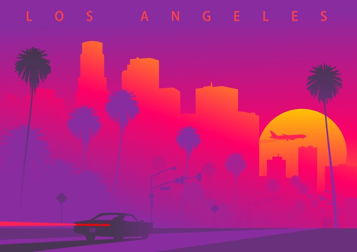 Los Angeles Vector Images (over 4,100)