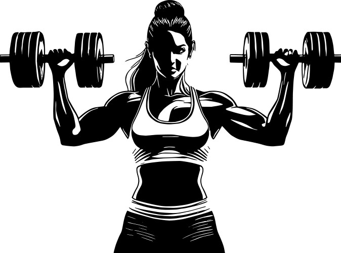 Bodybuilder Lifting Weights Vector Images (over 31,000)