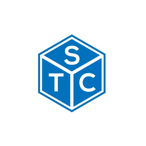 Stc letter logo design on black background – Royalty-Free Vector ...