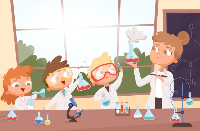 Science Kids Vector Images (over 37,000)