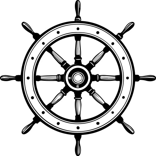 Ships Wheel Logo Vector Images (over 8,200)