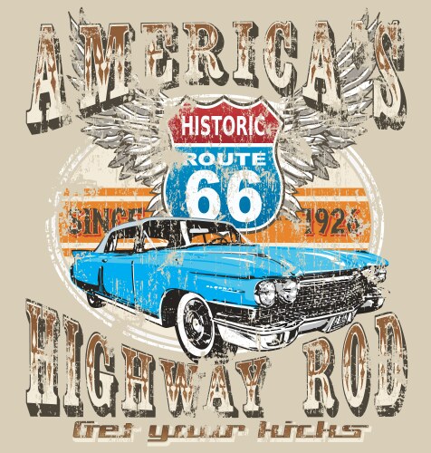 Route 66 Vector Images (over 1,000)