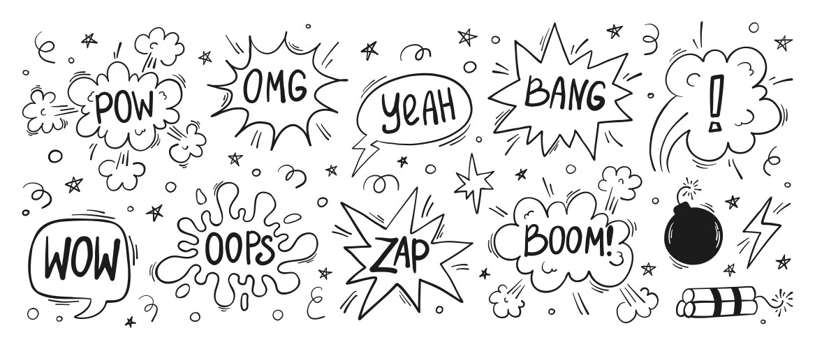Pow Shapes Vector Images (over 650)