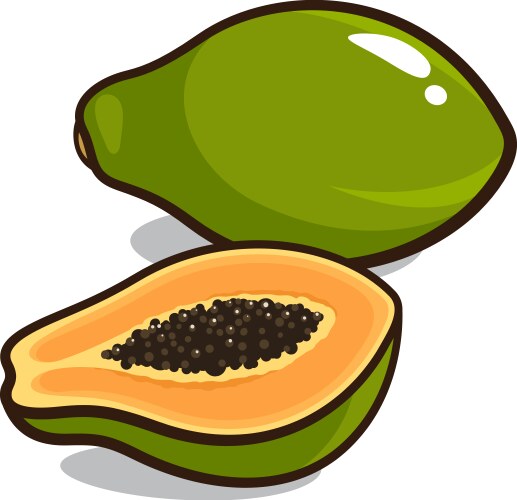 Papaya Cartoon Vector Images (over 3,700)