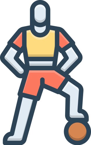 Kick Royalty Free Vector Image - VectorStock