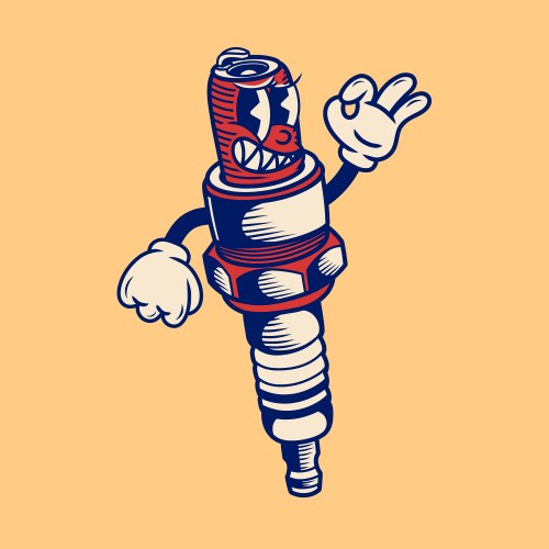 Spark Plug Cartoon Vector Images (over 380)