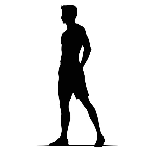 Man Standing Silhouette Vector Images (over 21,000)