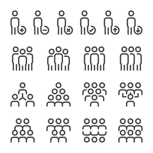 Unique person icon Royalty Free Vector Image - VectorStock