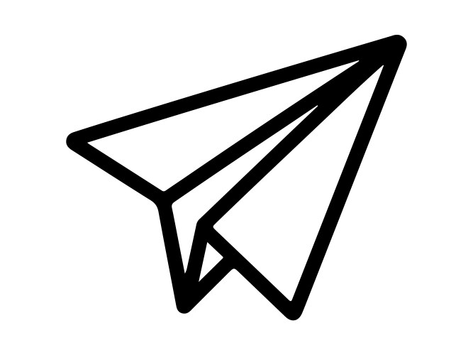 Paper Airplane Email Icon Vector Images (over 2,000)
