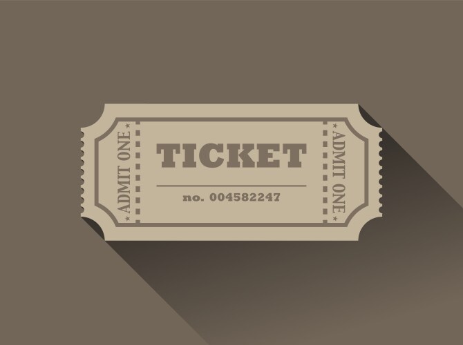Ticket Royalty Free Vector Image - VectorStock