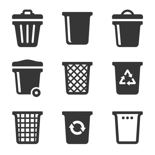 Dustbin Sign Vector Images (over 24,000)