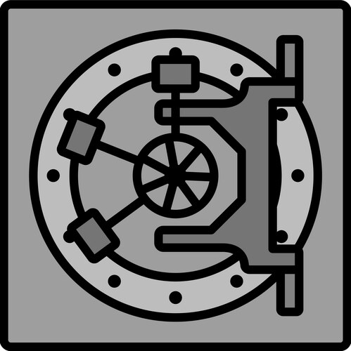 Safe cell icon Royalty Free Vector Image - VectorStock