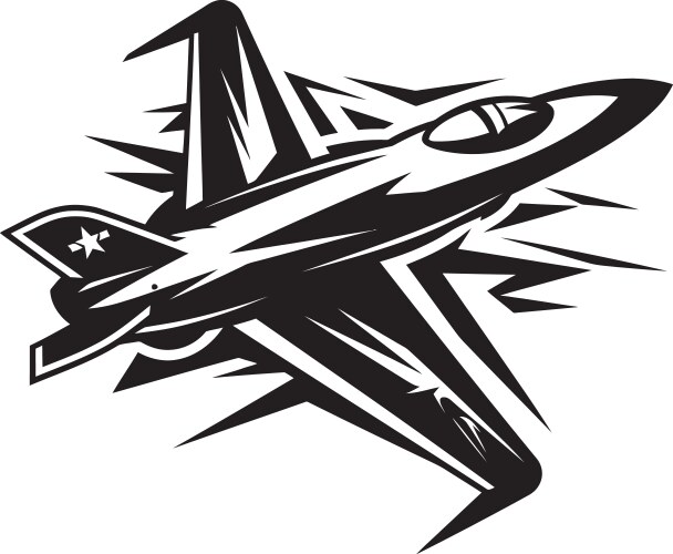 Thunderhawk tribute air force thunderbolt iconic Vector Image