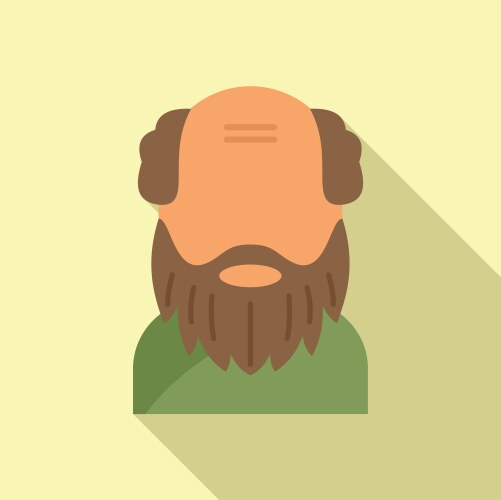 Bald Man with Short Beard Vector Images (77)