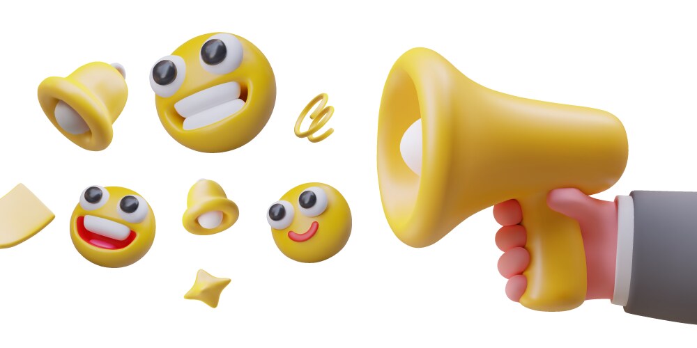 Loudspeaker Emoji Hand Megaphone Speaker Clipart Free Download
